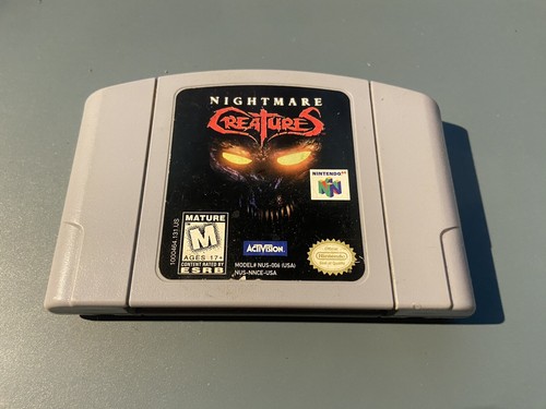Nightmare Creatures (Nintendo 64 N64) Tested - Authentic | eBay