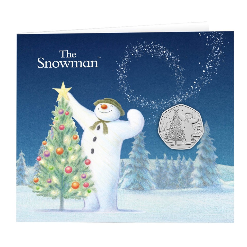 2018 - 2025 The Snowman 50p Coin Fifty Pence Royal Mint Brilliant ...