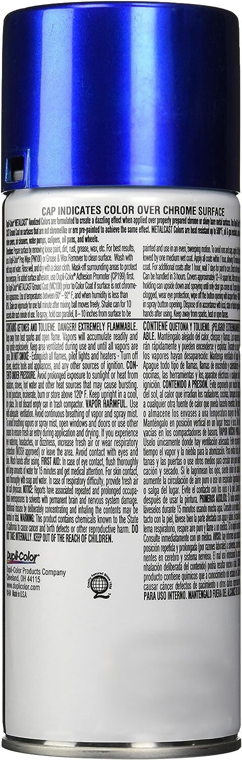 Dupli-Color Emc201007 Blue Metal Cast Anodized 11 Oz for sale online | eBay