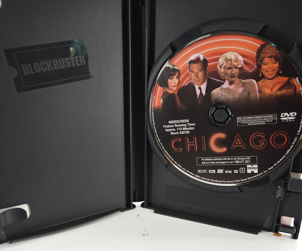 Chicago DVD Video Movie Richard Gere Rene Zellweger | eBay