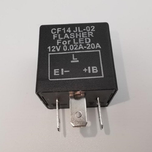 3-Pin Car Flasher Relay Fix LED Light Turn Signal Hyper Flash CF14 JL ...