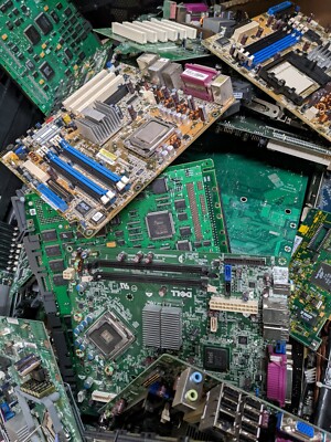 10x Computer Motherboards /Circuit Boards Scrap For Gold Recovery or ...