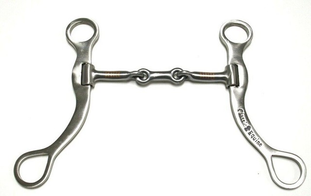 Classic Equine Performance Series Horse Bit Smooth Dogbone Mouthpiece ...