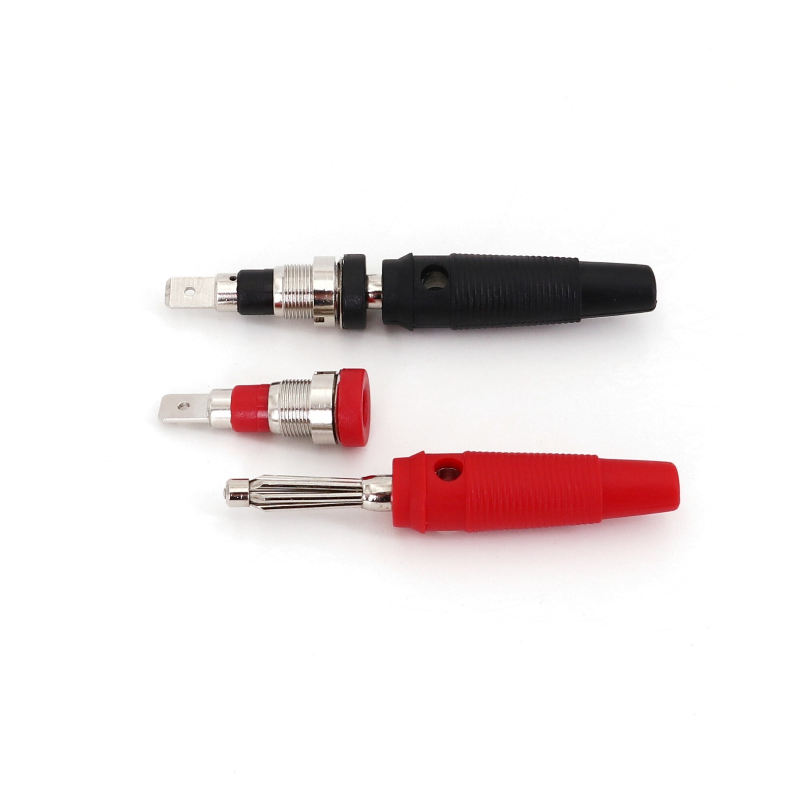 10Pcs Brass 4mm Banana Female Socket Panel Mount Test Jack Connector | eBay