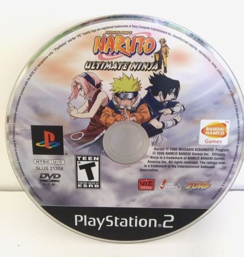 Sony PlayStation 2 Game Naruto Ultimate Ninja Discs Only Acceptable ...