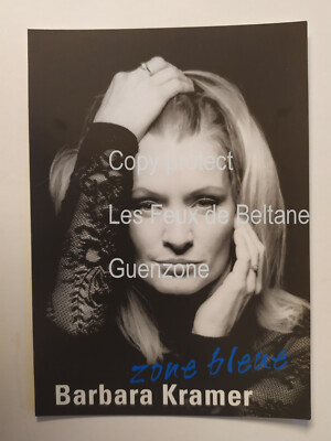 BARBARA KRAMER CONCERT ZONE BLEUE THEATRE DU RENARD 2003 flyer | eBay