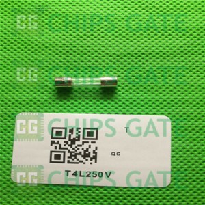 9PCS T4AL250V, T4A 250V, T4L250V cartridge GLASS fuses 5X20mm, 4A 250V ...
