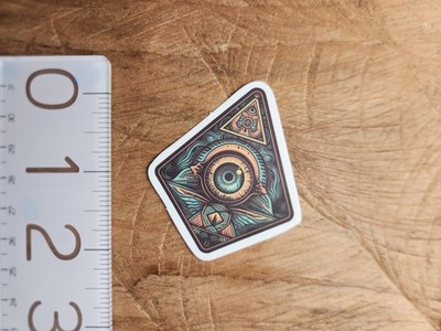 Illuminati Sticker Illuminati Decal All Seeing Eye Sticker New World ...