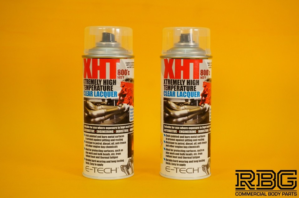Extremely High Temperature CLEAR LACQUER 400ml E-TECH Paint Protector ...