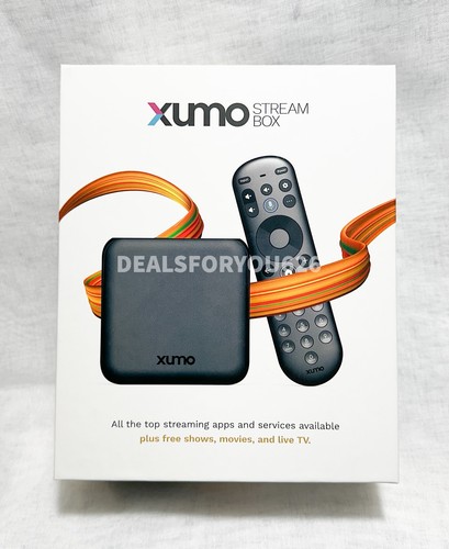 Xumo Stream Box 4K Streaming Device HDMI Cable Voice Remote SCXI11BEI ...