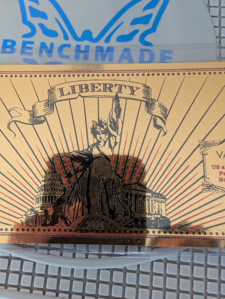 1/10 Gram 24K Gold Valaurum Note 2016 Predecessor To Goldback | eBay