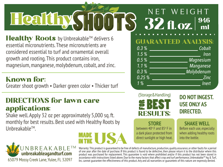 Healthy Shoots -1 Quart (Garden micro-nutrient prebiotic fertilizer)NO ...