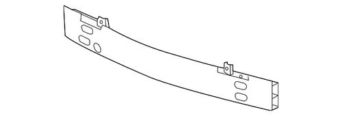 Genuine GM Front Bumper Impact Bar 84639874 | eBay