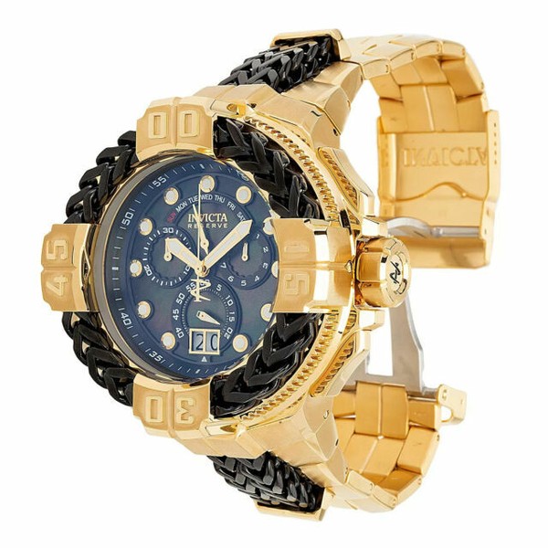 Invicta Reserve Gladiator Spartacus 59.6mm Gold Tone Stainless Steel ...