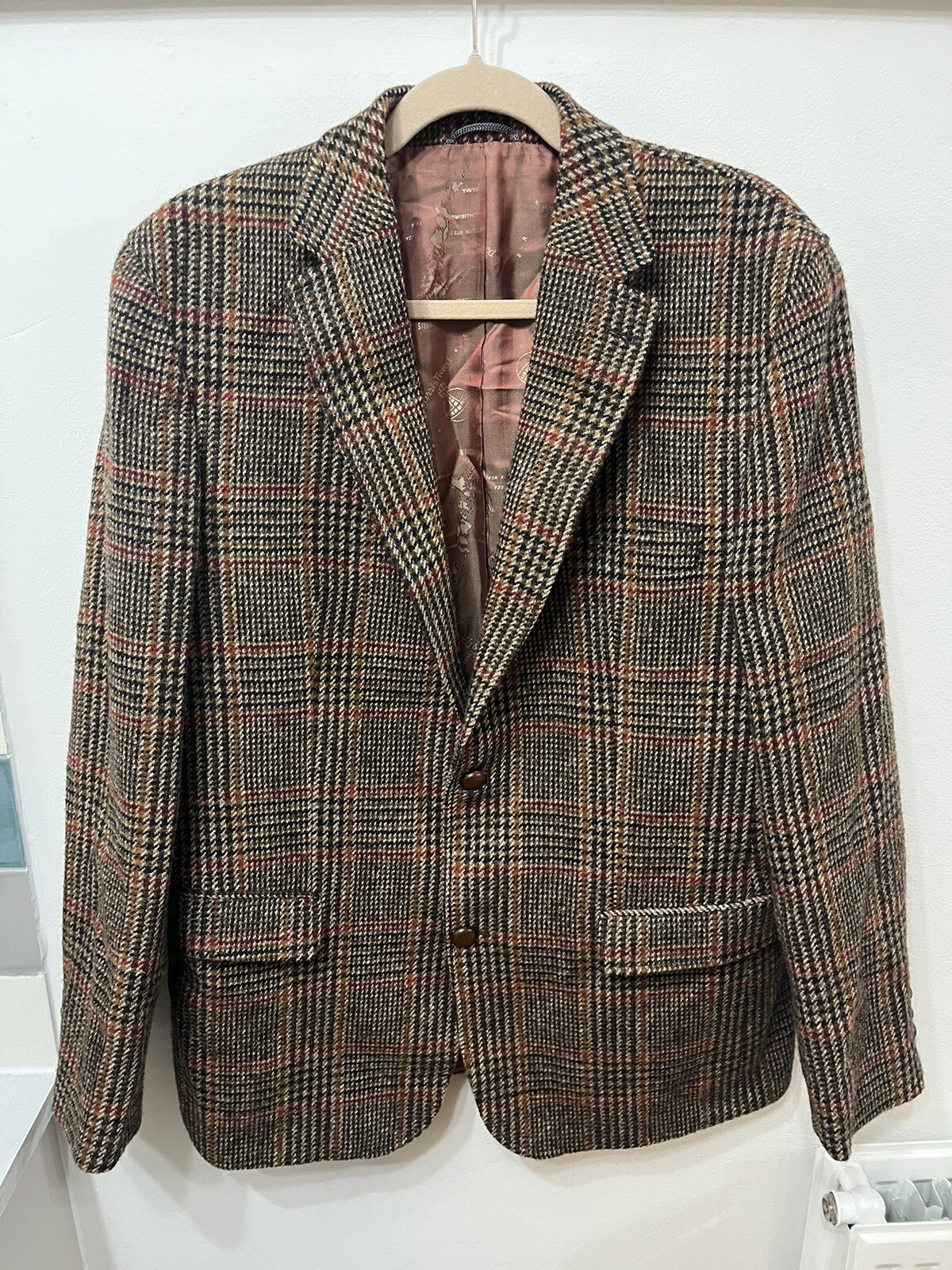Harris Tweed Barutti Hand Woven Tweed Blazer Jacket S… - Gem