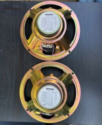 Bogen S86-T725 8" 8 Ohm Speakers (one pair) | eBay