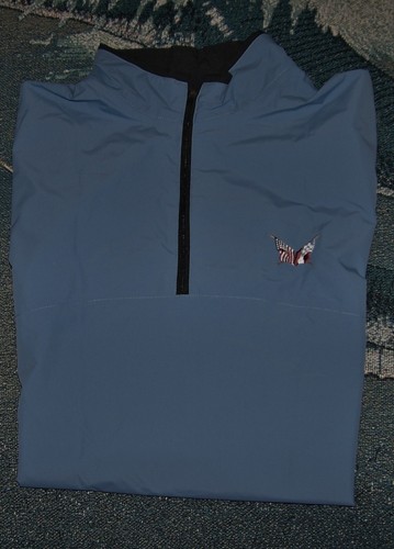 ZERO RESTRICTION 1/4 Zip Pullover Wind Rain Jacket Shirt SECESSION GOLF ...