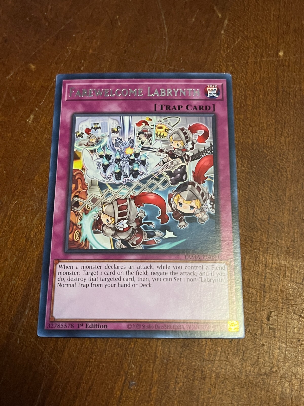Farewelcome Labrynth - TAMA-EN024 - Rare Yugioh! Yu-Gi-Oh! Nice! 1st | eBay