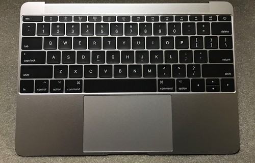 MacBook Retina 12" 2017 A1534 Top Case US Keyboard/ TP - Space Grey | eBay