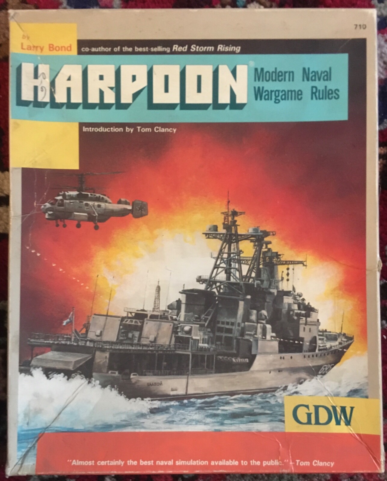 HARPOON Modern Naval Wargame 1987 GDW Strategy Board Game UNPUNCHED ...