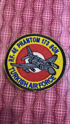 ARMY .. Turkish Air force Patche Badge ..... RF. 4E PHANTOM 173 SQN | eBay