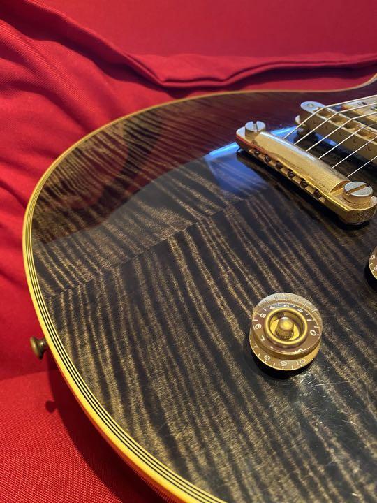 Electric Guitar Gibson Les Paul Supreme USA Translucent Black Color ...