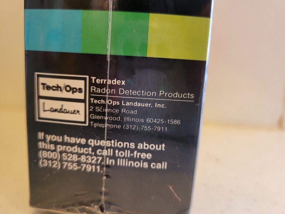 RadTrak Catalog No 2300 Alpha-track Radon Gas Detector New Sealed | eBay