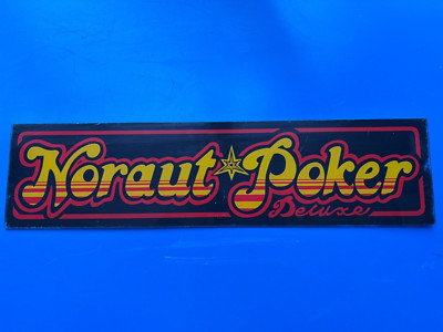 Noraut video poker game arcade marquees | eBay