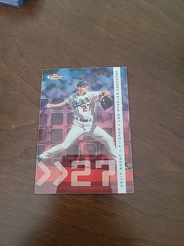 Nice 2002 Topps Finest Kevin Brown Refractor #18. #52/499 Made | eBay