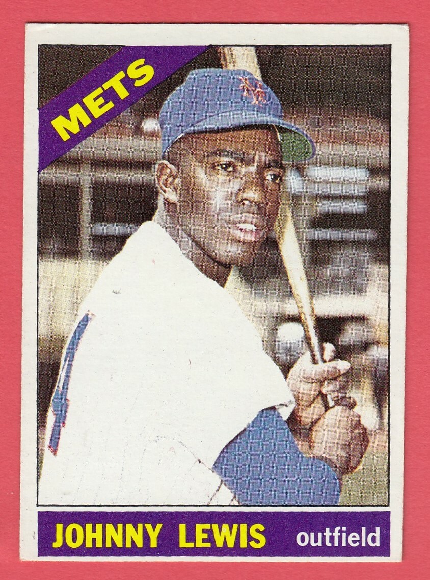 1966 Topps # 282 Johnny Lewis -- Mets -- Box 118-284 | eBay