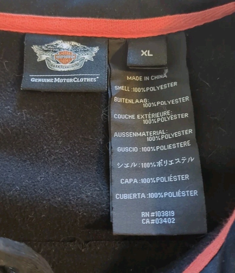 Harley-Davidson Men’s Precision Soft Shell Jacket XL Bikercore 98514 ...
