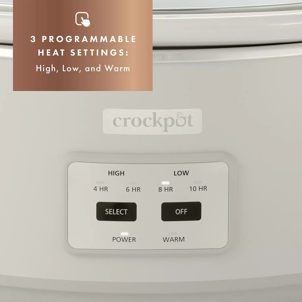 Crock-pot 7qt Slow Cooker Designer Series. Touch Control, 4 Setting ...
