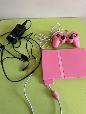 Pink PS2 console PlayStation 2 Slim Limited Edition Tested & Working | eBay