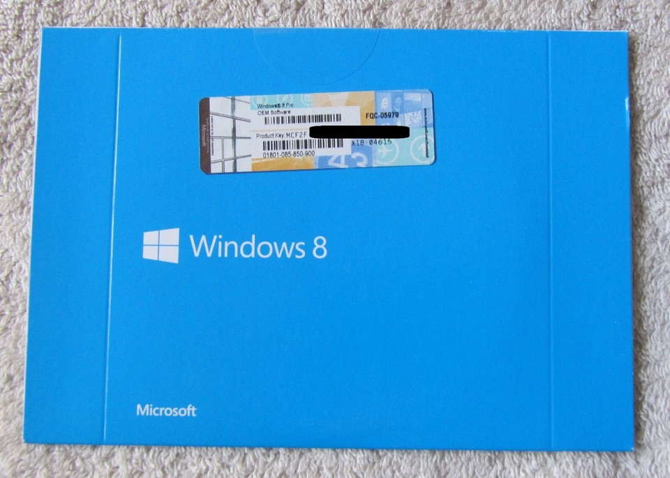 Genuine Microsoft Windows 8 Pro, Full Version, 64-Bit DVD with Product Key, COA | eBay UK
