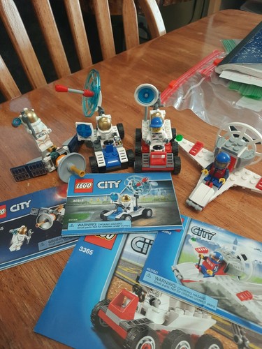 Lego 30365, 30315, 3365, 30012 Space Vehicle, Moon Buggy, And Mini ...
