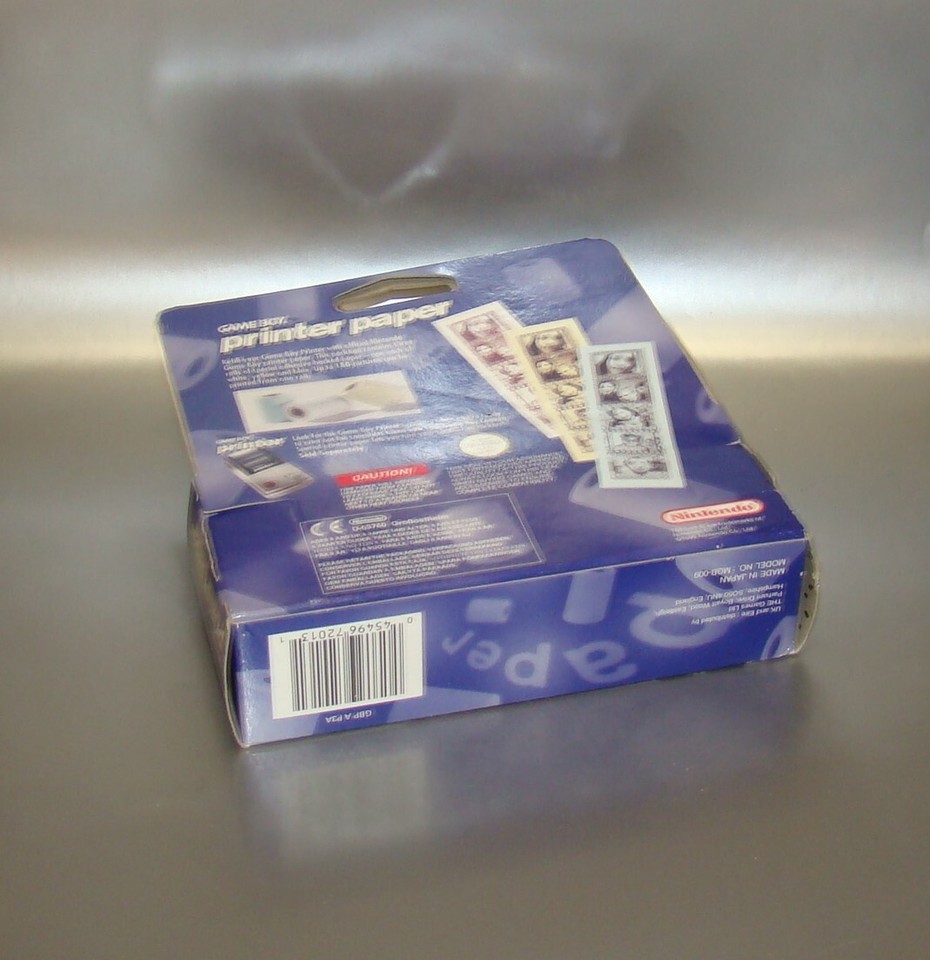 Game boy Color PRINTER PAPER 3 ROLLS factory sealed by Nintendo ...