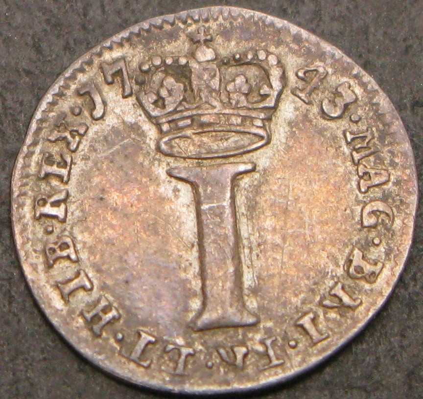 GREAT BRITAIN 1 Penny 1743 - Silver .925 - F/VF - 1721 ¤ | eBay