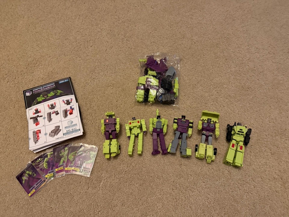 Magic Square Devastator MS-B37 B38 B39 B40 B41 B42 Masterpiece ...