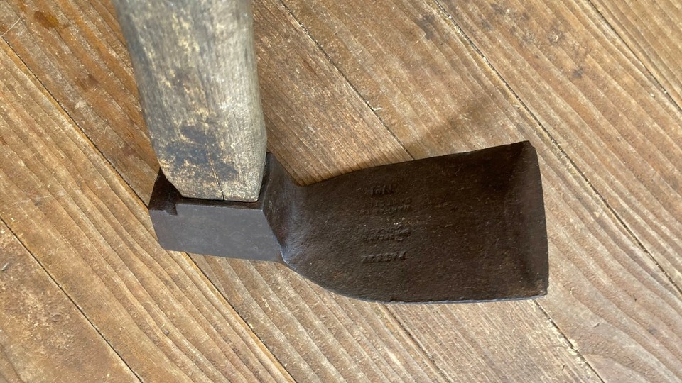 Antique Log Hewing Adze Timber Frame Log Cabin Hand Hewn Log Tool | eBay