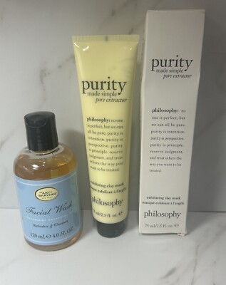 Philosophy Purity Made Simple Pore Extractor Exfoliating Clay Mask ...