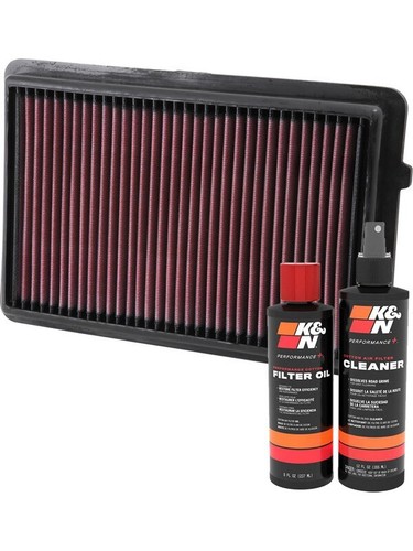 K&N Air Filter 33-2489 + Recharge Kit | eBay
