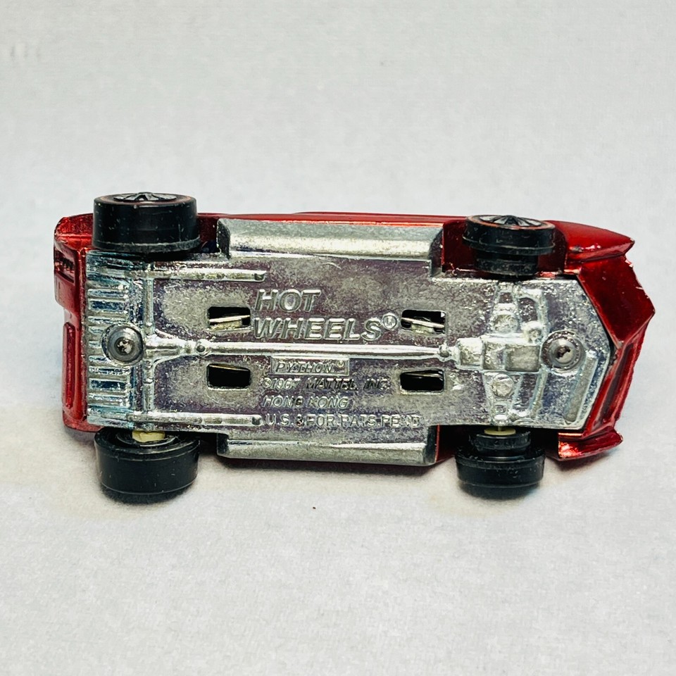 Hot Wheels Redline Python Spectraflame Red 1968 Hong Kong Vintage | eBay