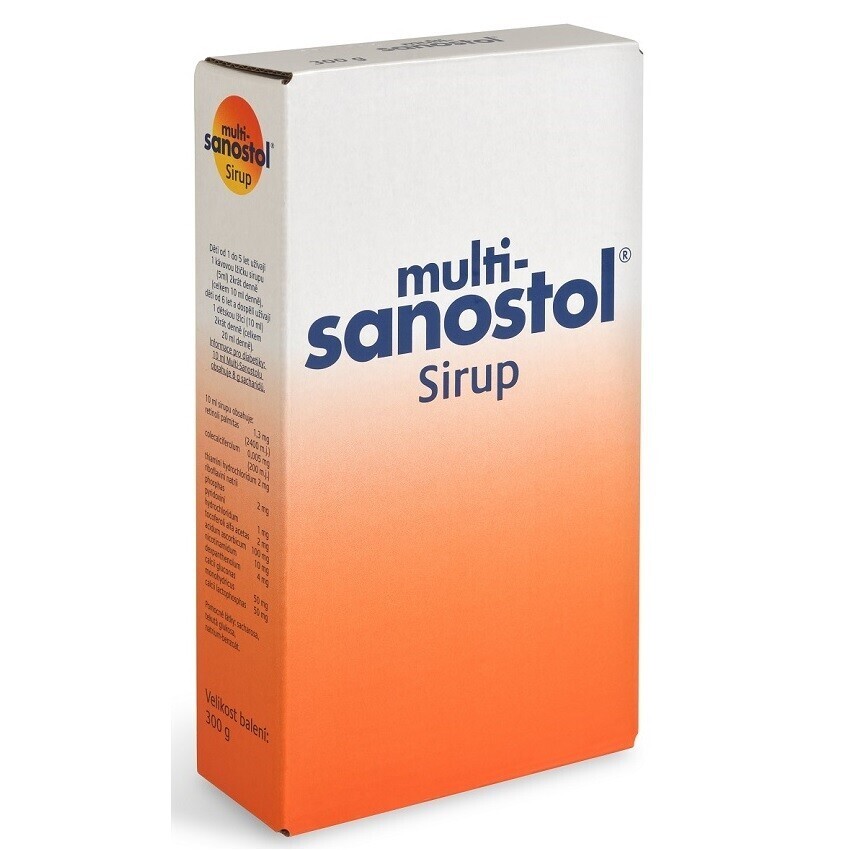 Multi Sanostol syrup vitamins exhaustion developmental disorders ...