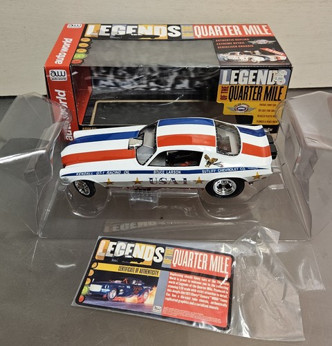 AUTO WORLD 1:18 LEGENDS OF THE QUARTER MILE - BRUCE LARSON USA-1 1970 ...
