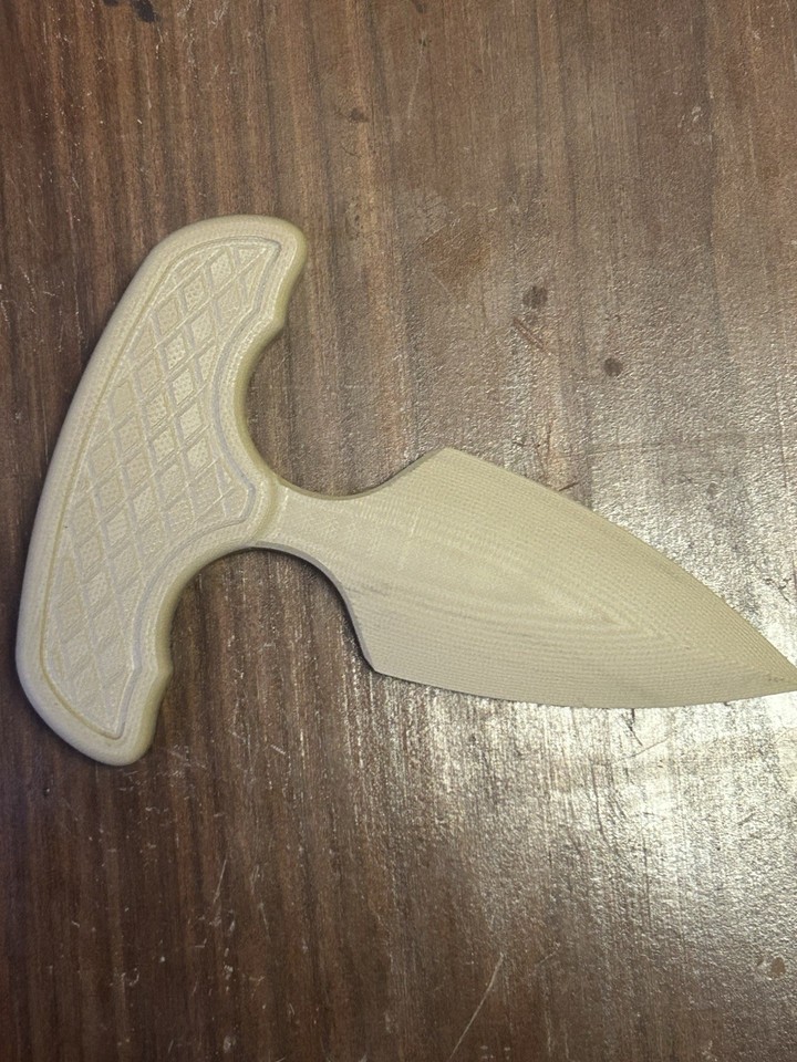 G10 Dagger With sand tan colors. Non Metal Non Detectable Gibson ...