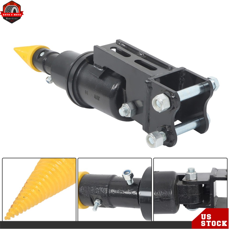 Spiral Screw Log Splitter Cone Hydraulic Wood Splitter With Pins And ...