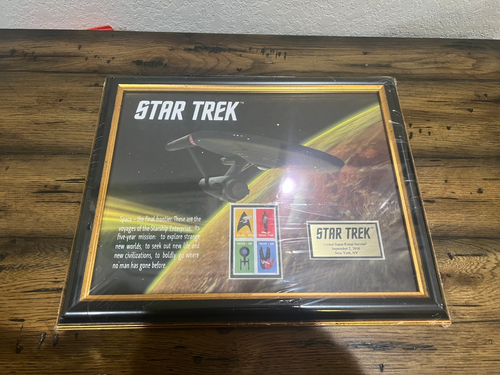Star Trek Framed USPS Forever Postal Stamps 2016 Brand New | eBay