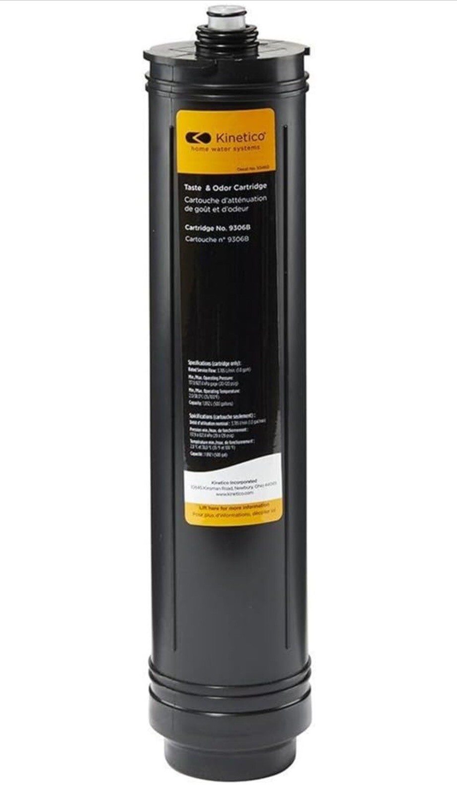 Kinetico 9461A Purple Carbon Sediment & 9306b Orange Taste & Odor ...