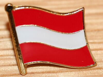 AUSTRIA Austrian Flag Country Metal Lapel Pin Badge | eBay UK