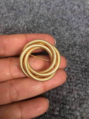 Beautiful vtg B.B 1/20 12K gold filled spiral pin brooch | eBay